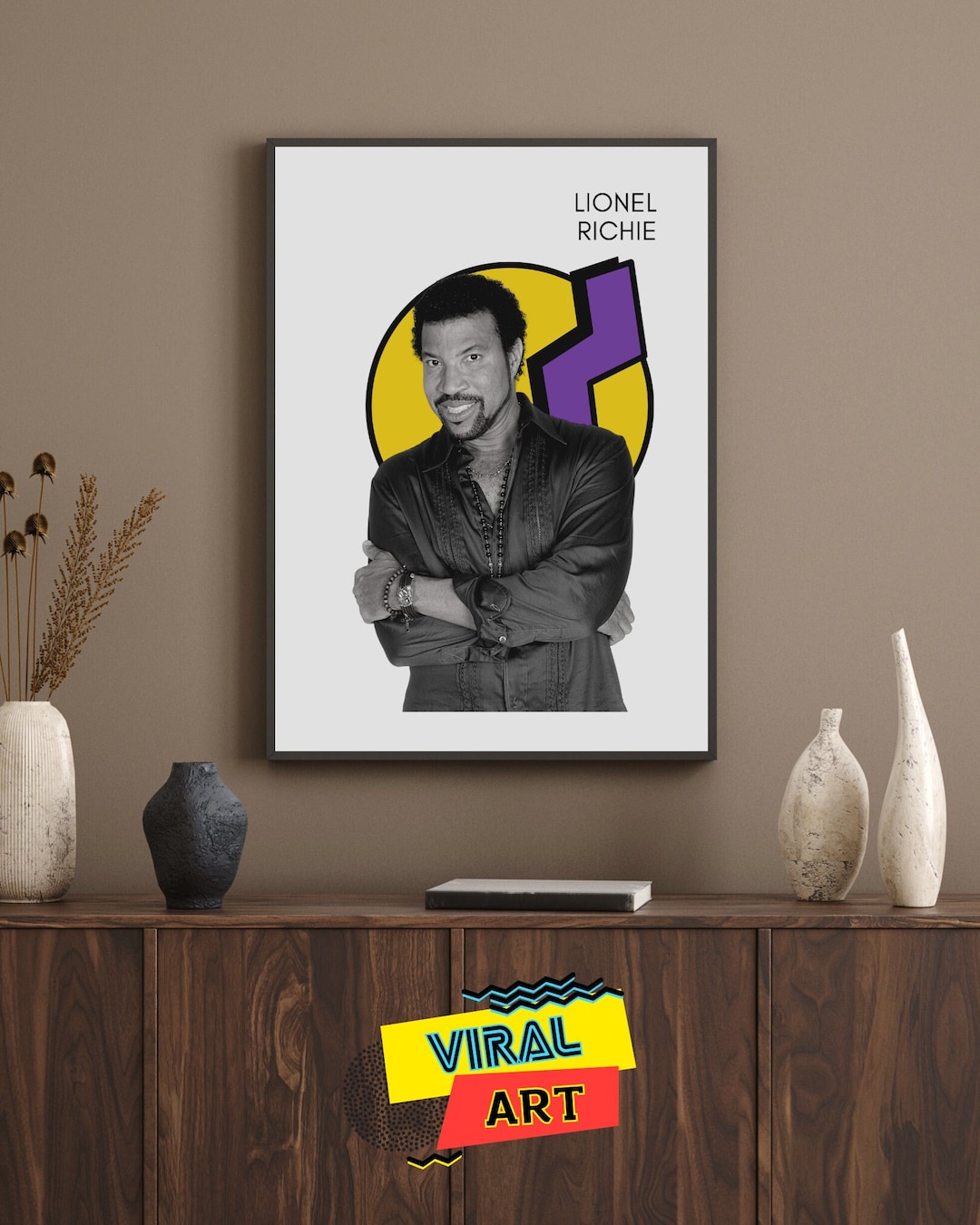 Lionel Richie Printable Wall Art, 80's Pop Icon Digital Wall Art ...