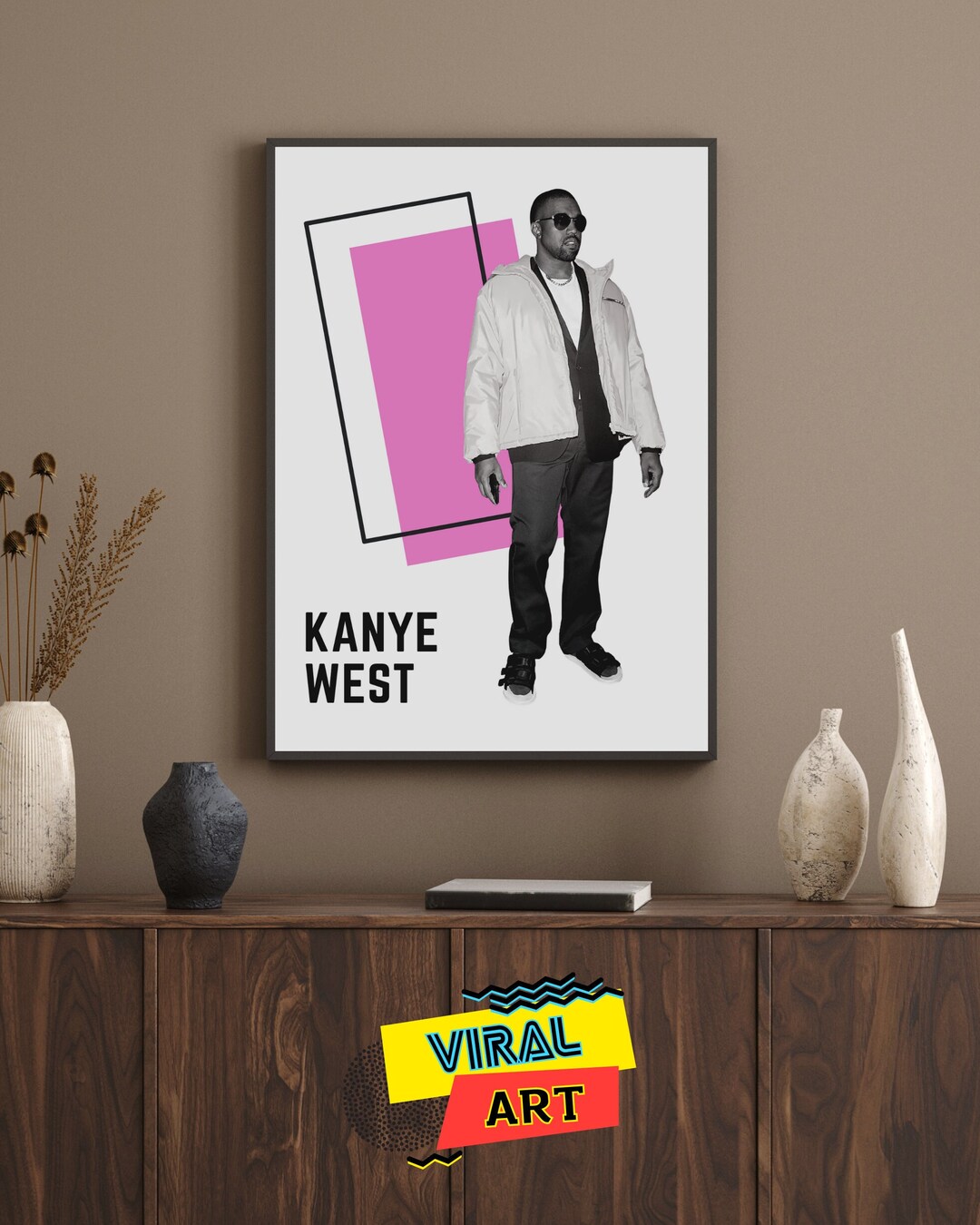 Kanye West Printable Wall Art, Kanye Wall Art Print - Digital Download ...