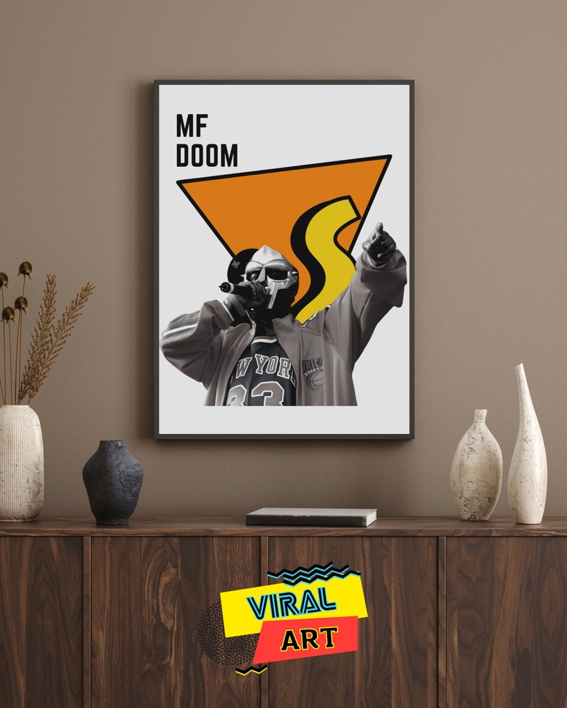 MF Doom Printable Wall Art, MF Doom Art Print - Digital Download ...