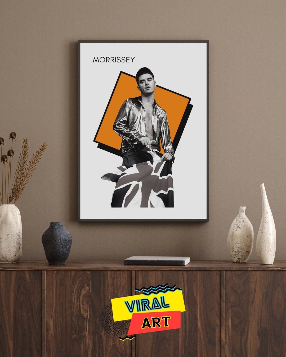 Morrissey Printable Wall Art, 80's Pop Icon Digital Wall Art Download ...