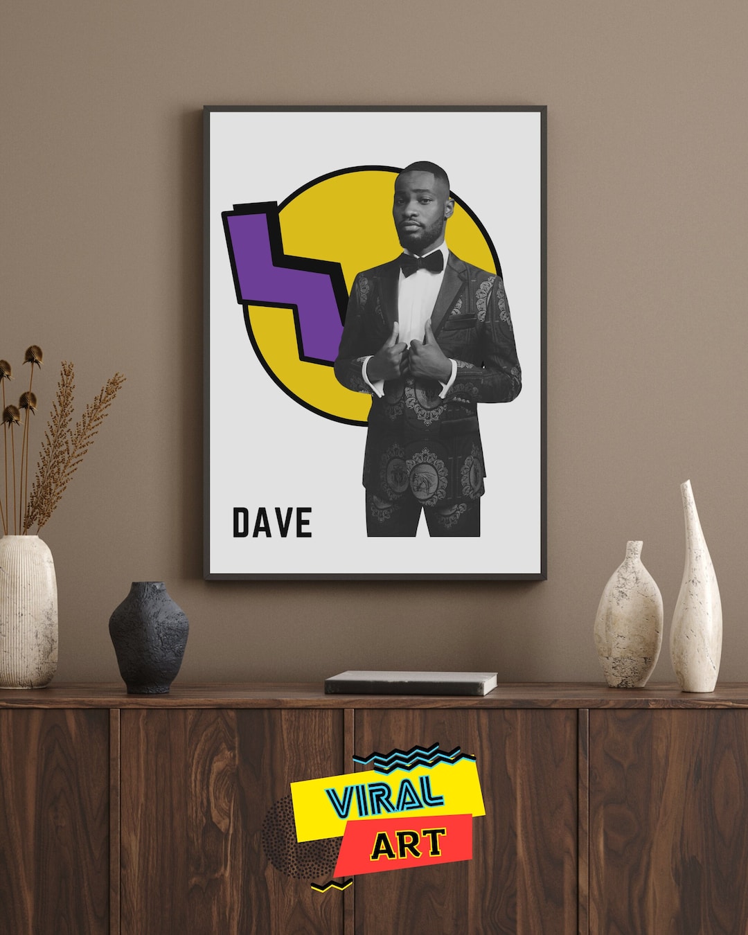 Dave Printable Wall Art, Dave Art Print - Digital Download, Rapper Icon ...