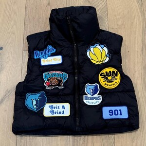 Custom Patch Puffer Vest - Etsy