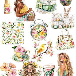 2025 March Digital Stickers| Tropical Spring| Goodnotes Precropped ...