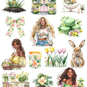 2025 March Digital Stickers| Tropical Spring| Goodnotes Precropped ...