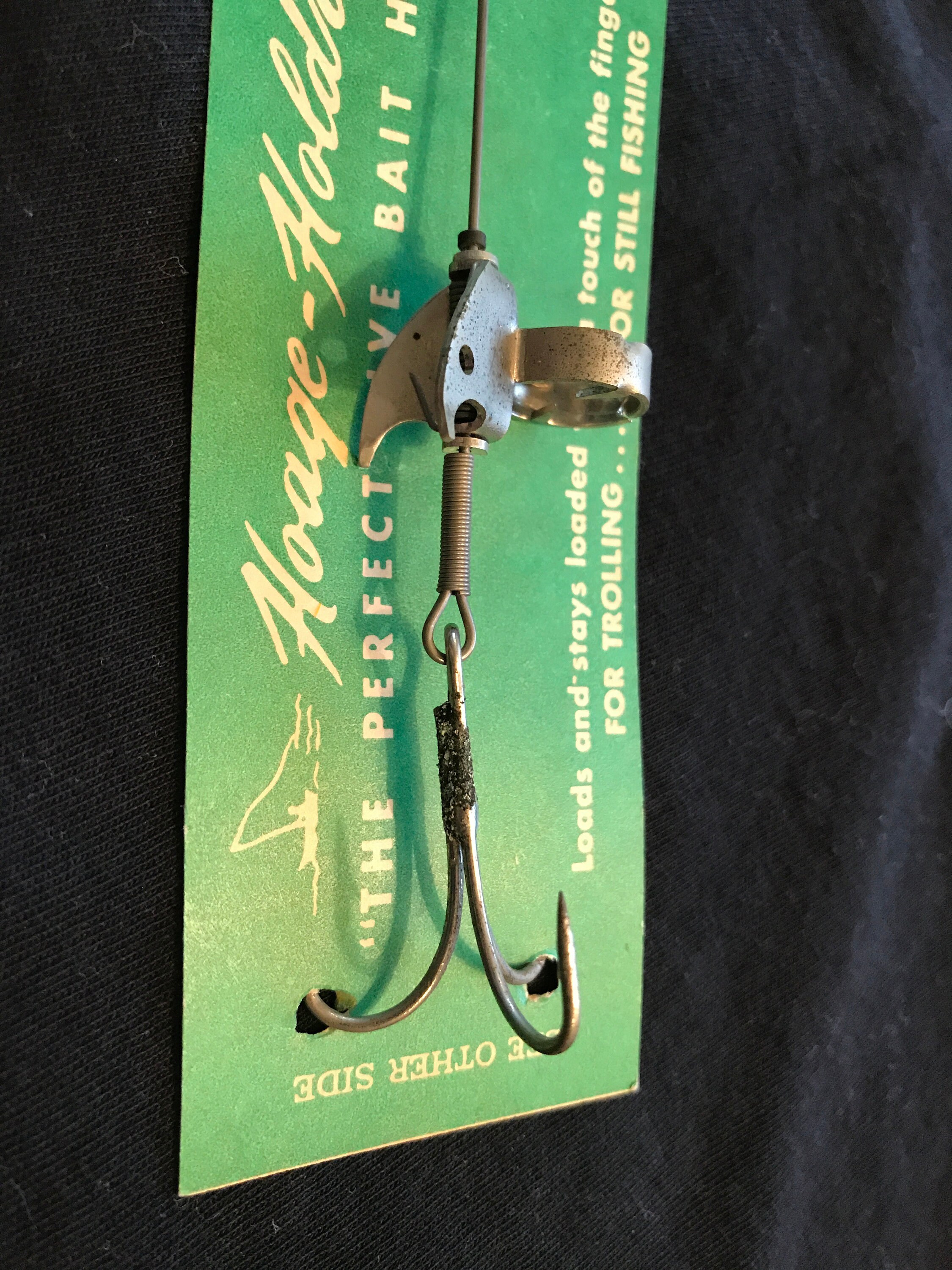 Old Original Vintage Fishing Lure Tackle. Live Bait Holder Made by ...