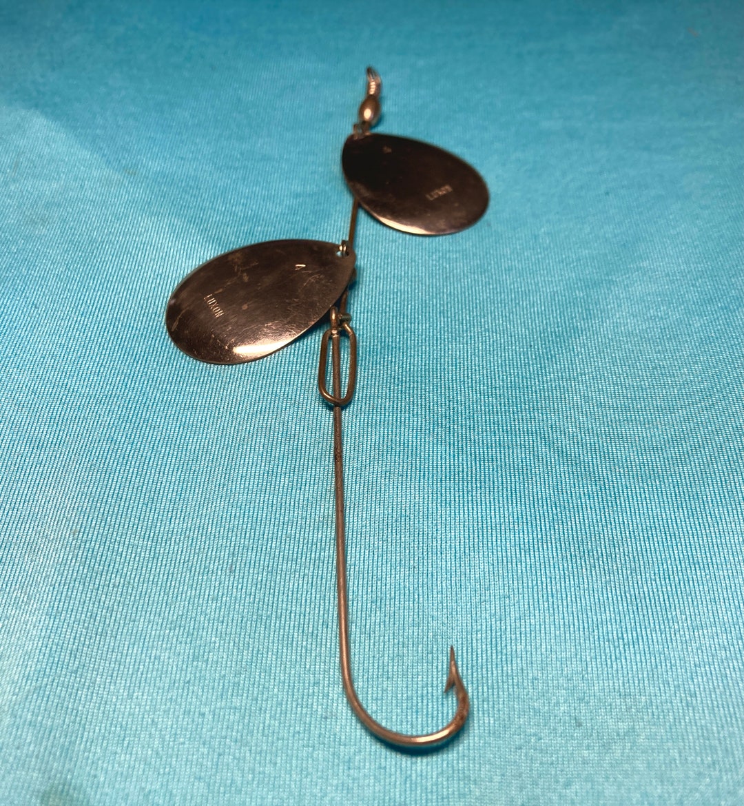 Old Fishing Lure. Rare Luxon Double Bladed #4 In-line Spinner Bait ...