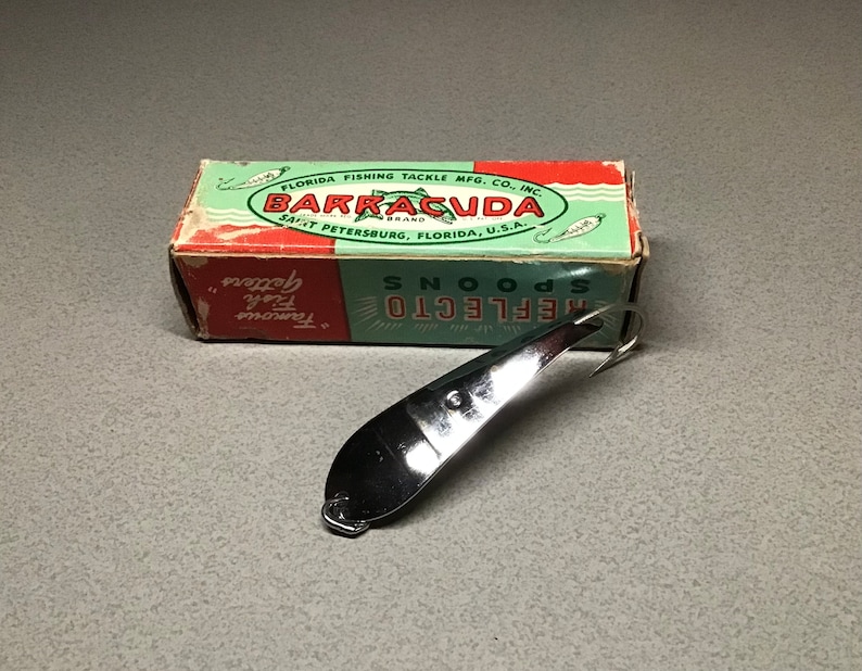 Collectible Old Fishing Lure in Original Vintage Box. Reflecto Spoon #2 ...