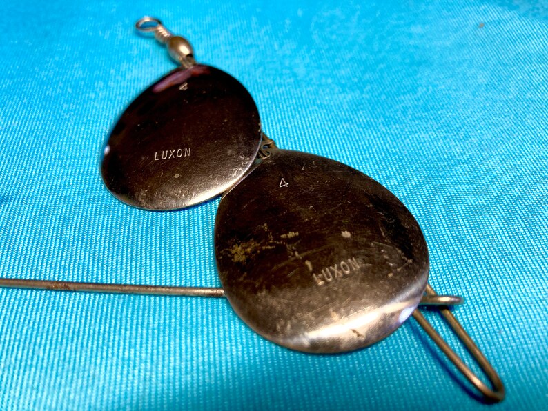 Old Fishing Lure. Rare Luxon Double Bladed #4 In-line Spinner Bait ...