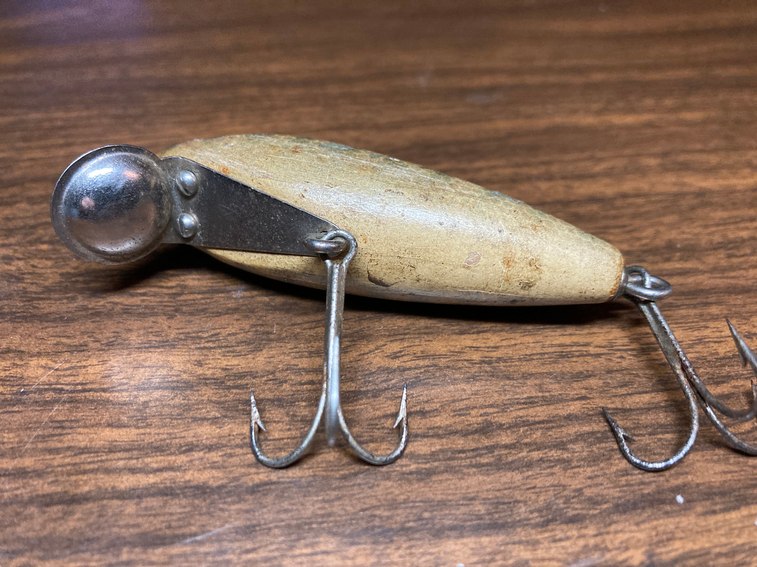 Vintage Wooden Paw Paw / HI? Fishing Lure in Great Color Perch Pattern ...