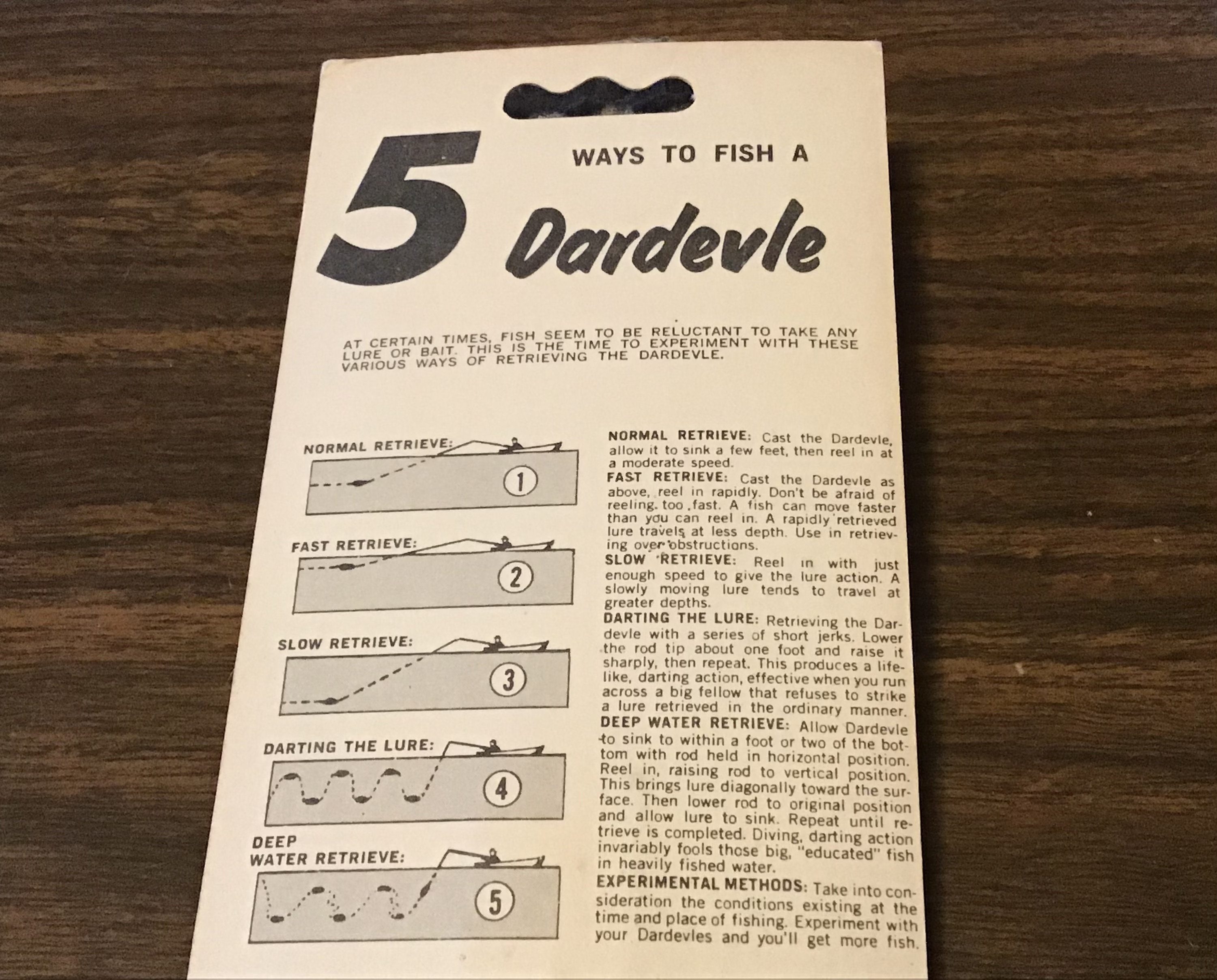 Old Original Sealed Dardevle Fishing Lure. Vintage Lou Eppinger Tackle ...