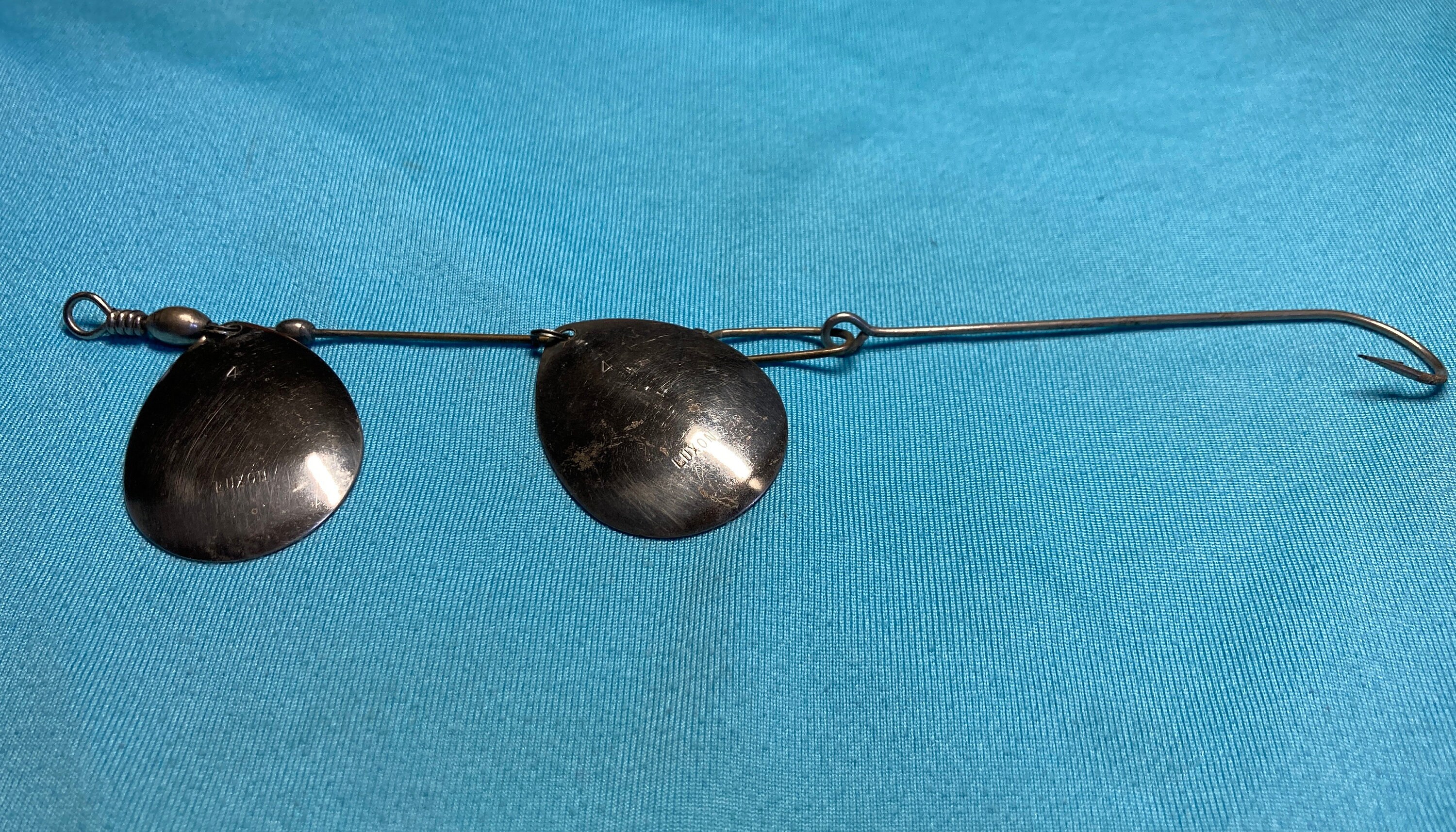 Old Fishing Lure. Rare Luxon Double Bladed #4 In-line Spinner Bait ...