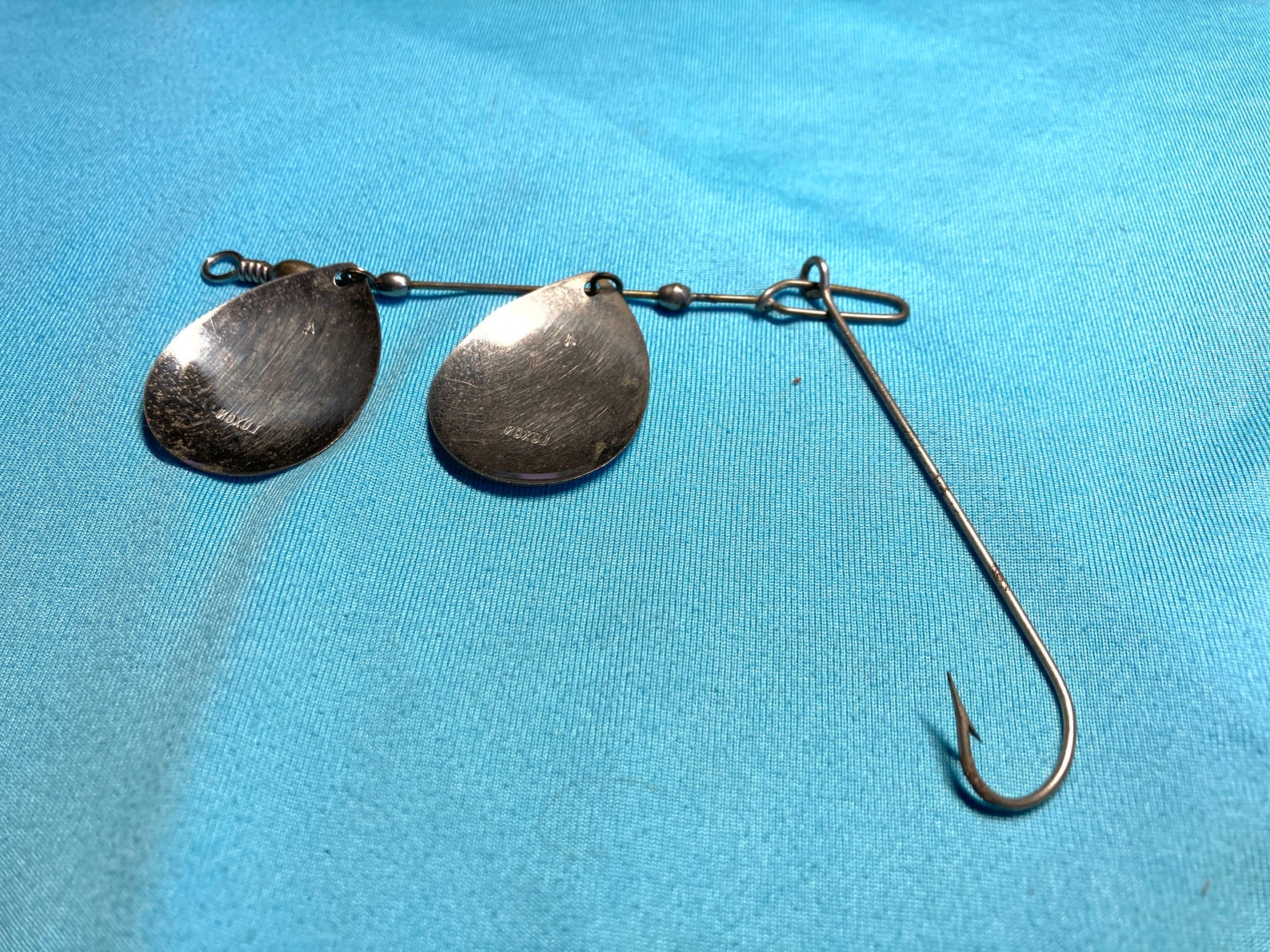 Old Fishing Lure. Rare Luxon Double Bladed #4 In-line Spinner Bait ...