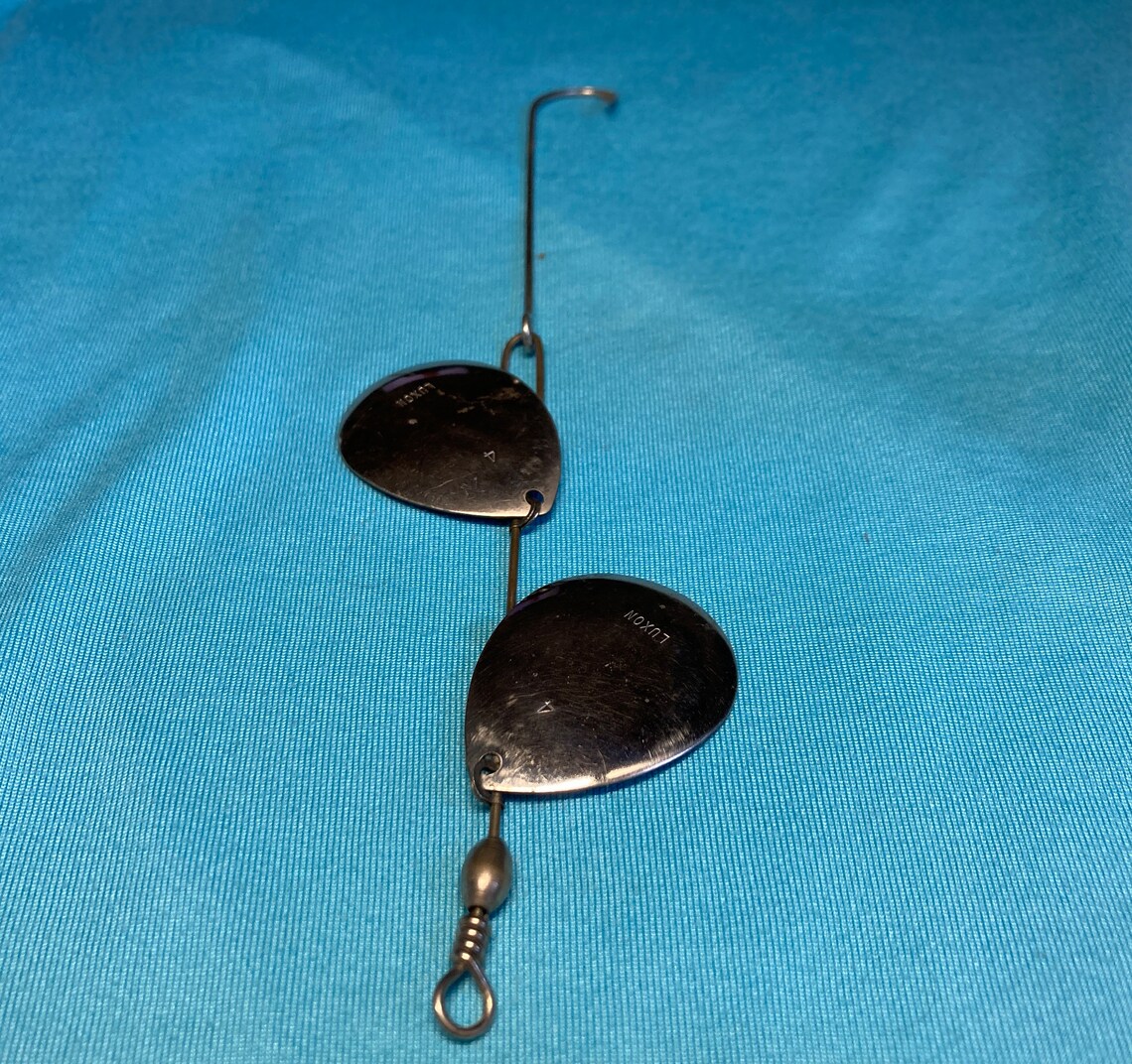 Old Fishing Lure. Rare Luxon Double Bladed #4 In-line Spinner Bait ...
