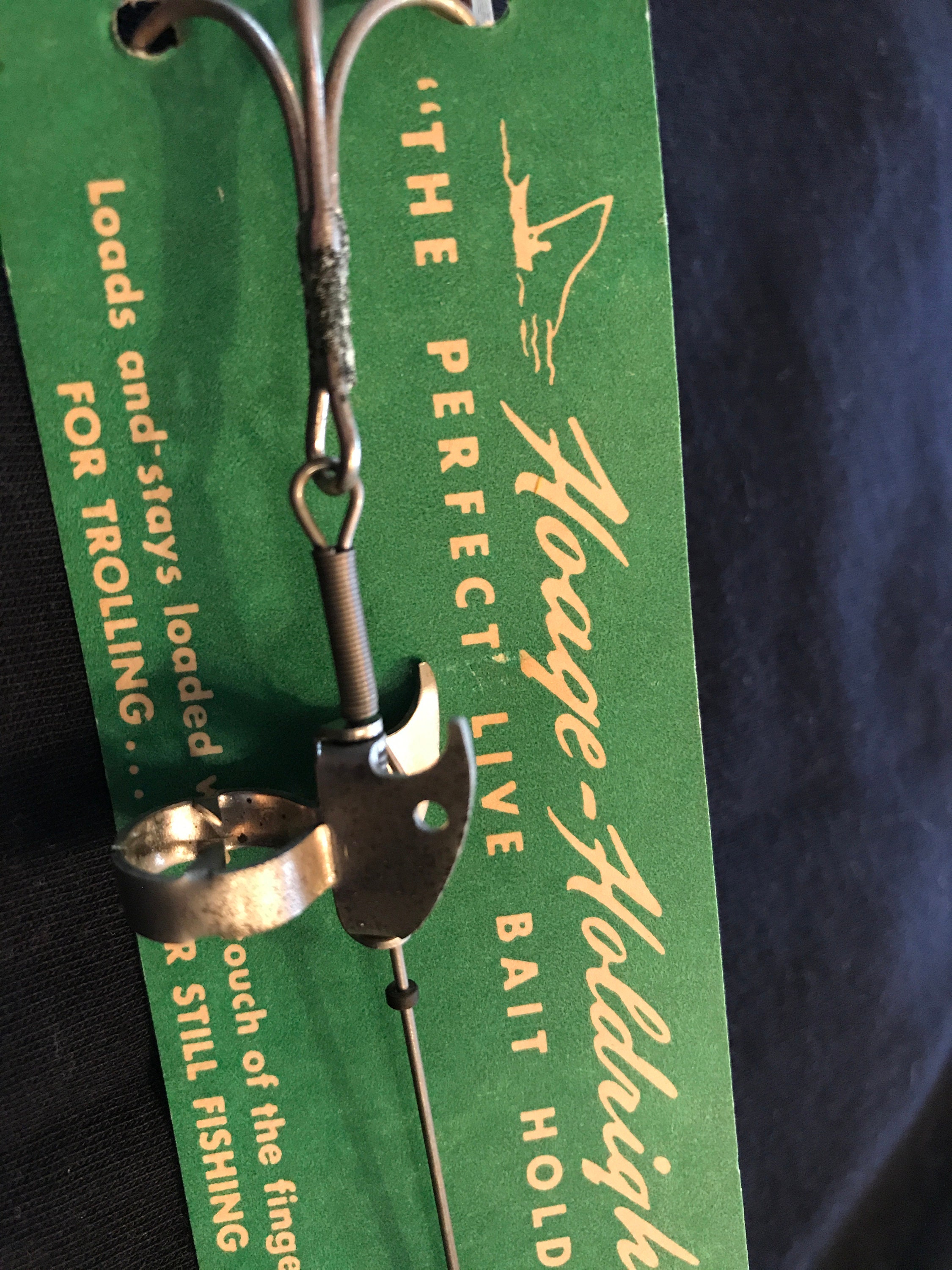 Old Original Vintage Fishing Lure Tackle. Live Bait Holder Made by ...