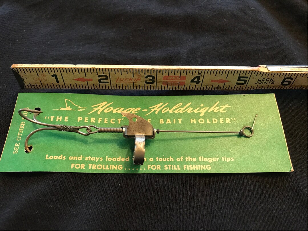 Old Original Vintage Fishing Lure Tackle. Live Bait Holder Made by ...