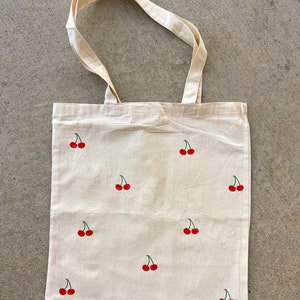 Cherry Tote Bag - Etsy