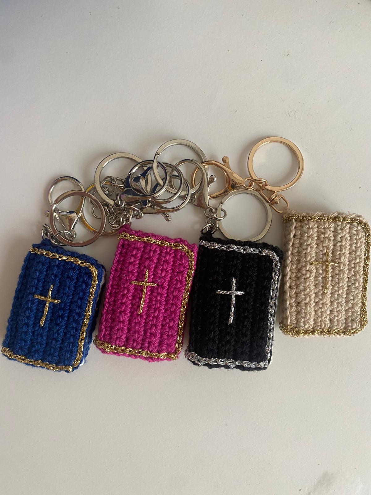 Bible Keychain Crochet Handmade - Etsy