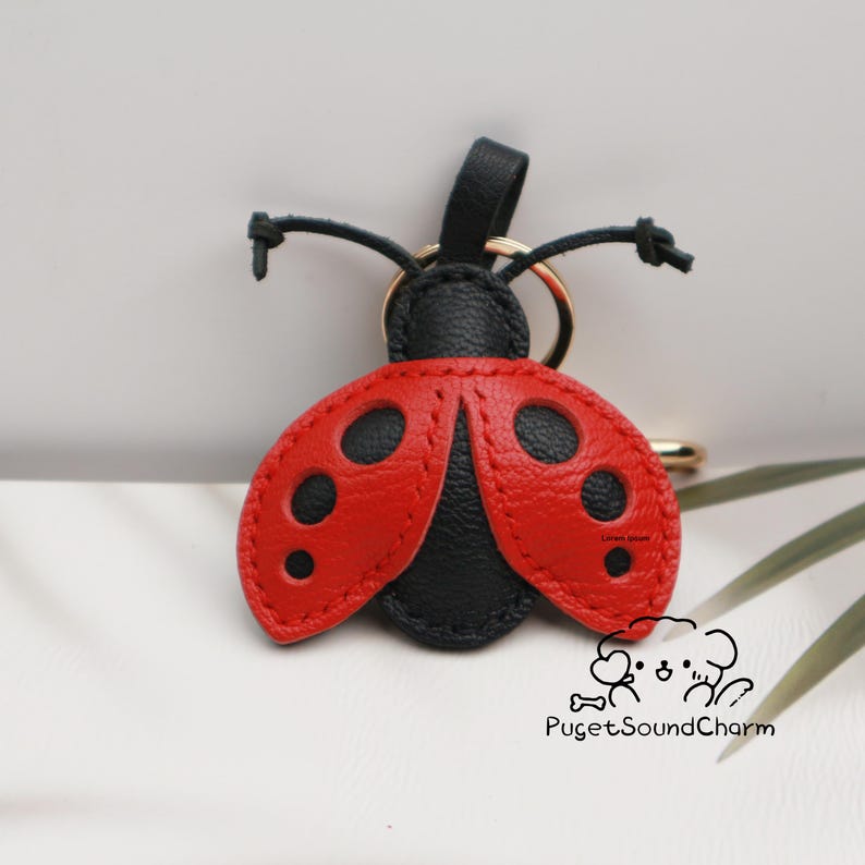 Leather Beetle Charm,leather Bag Charm,leather Handbag and Purse Charm ...
