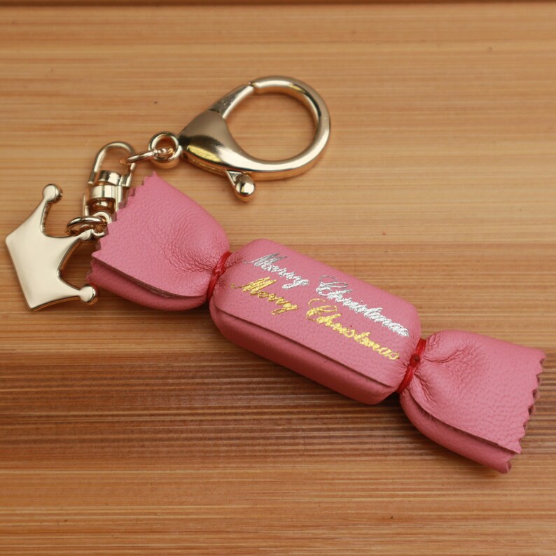 Leather Candy Charm,handmade Leather Bag Charm,leather Handbag and ...