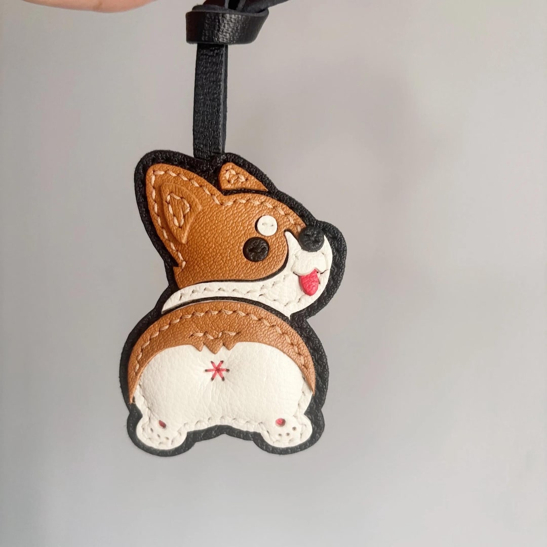 Leather Monkey Bag Charm,bag Charm,handmade Monkey Leather Bag Charm ...