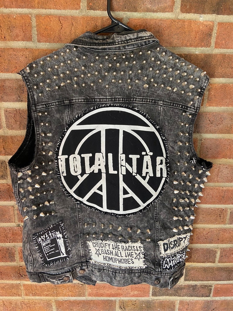 DIY CUSTOM Made Battle Vests/ Punk Vests/ Studded Vests - Etsy