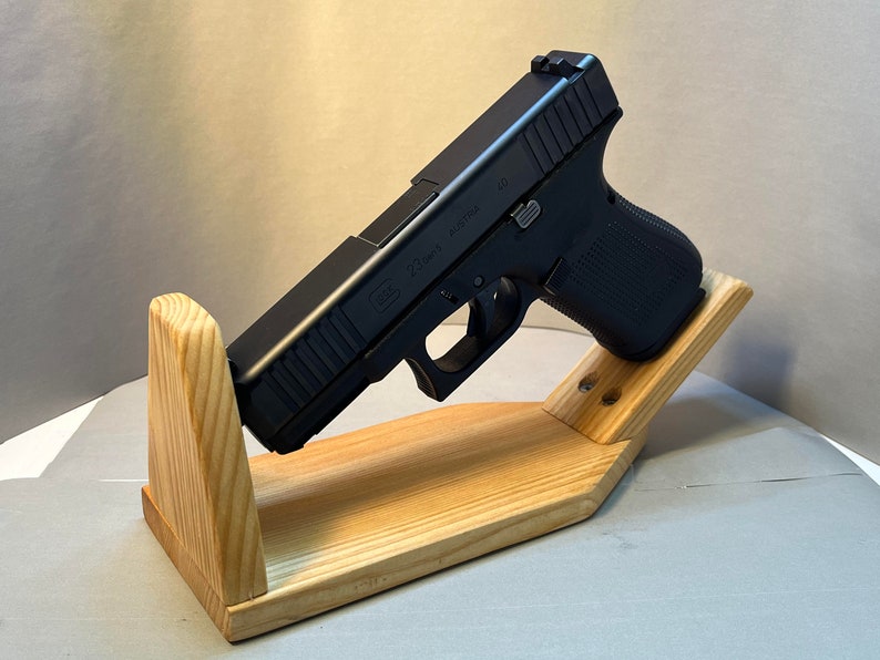 Pistol and Handgun Stand for Ready Position, Gun Protection, and ...