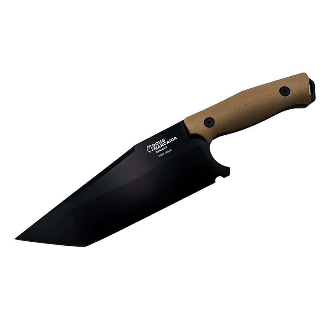 Full Tang Cleaver Chef Knife Stainless Steel Fixed Blade Cleaver ...