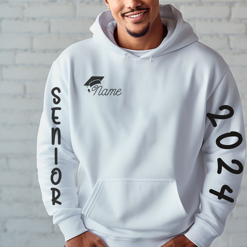 Personalized 2024 Senior Class Hoodie High School Graduation - Etsy