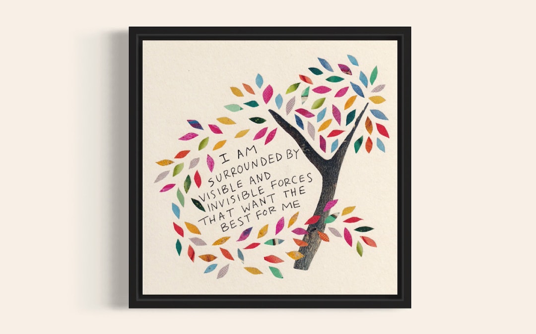 Rainbow Tree Art Print - Etsy