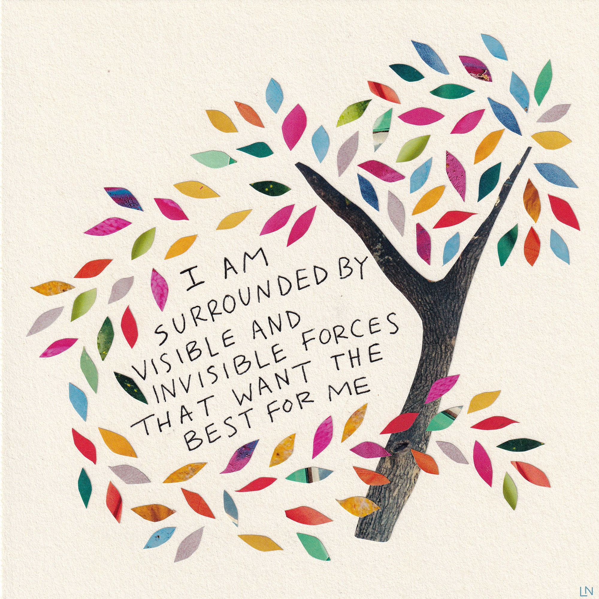 Rainbow Tree Art Print - Etsy