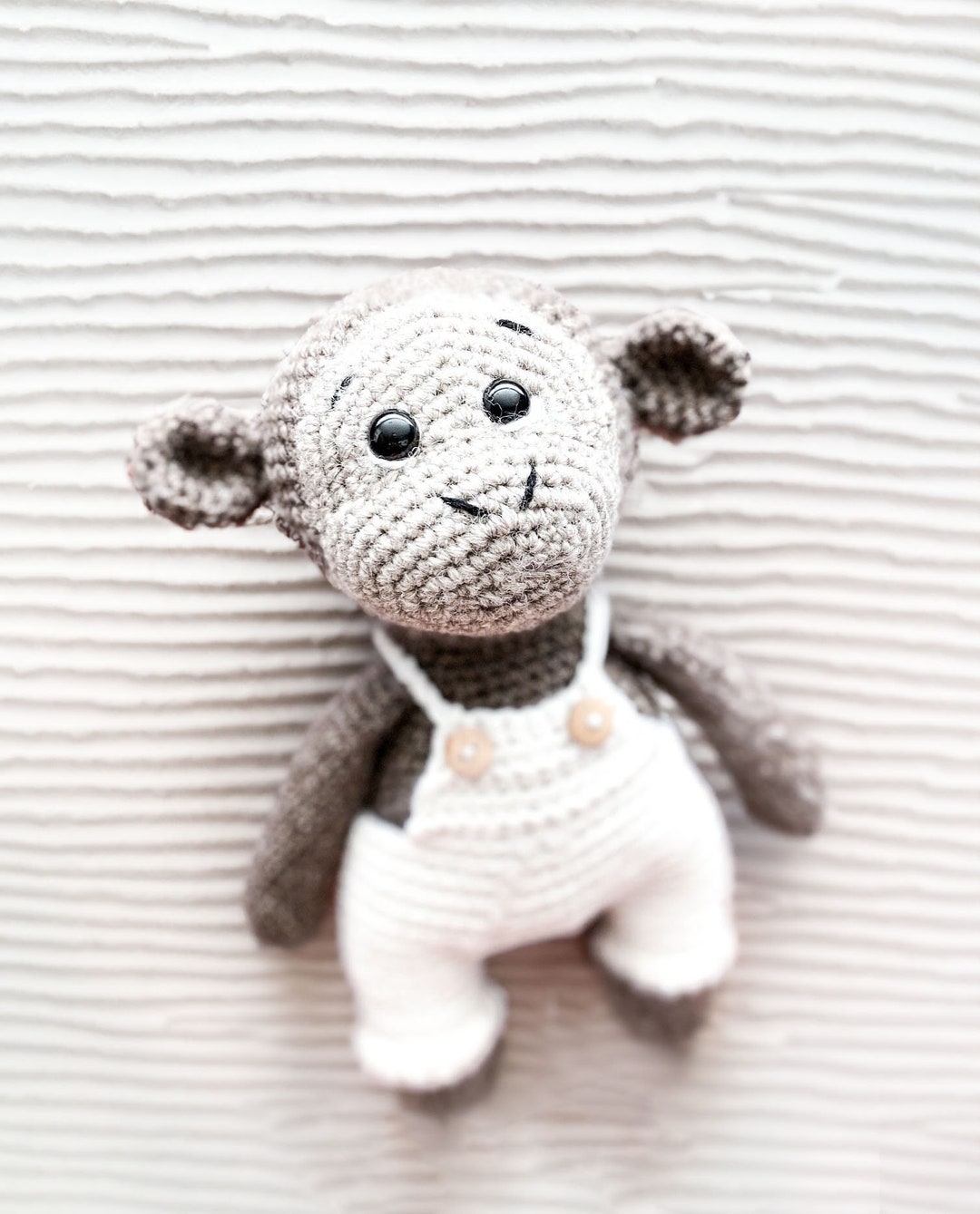 Matilda in Her Overalls, Monkey Crochet Pattern, Overalls, Monkey With ...