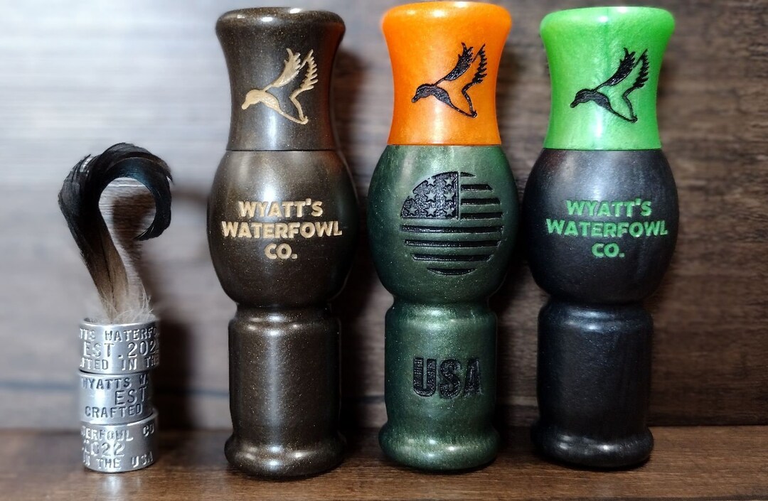 Custom Duck Call | Mallard Hen | USA Themed - Etsy