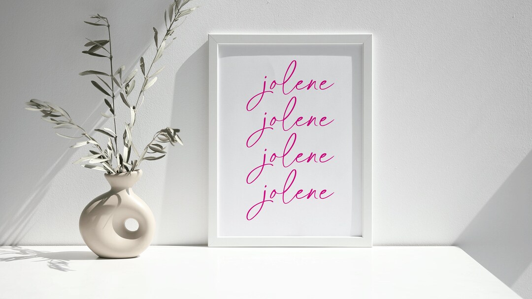 Jolene, Dolly Parton Digital Downloadable Print- Dolly Parton Art, Sign ...