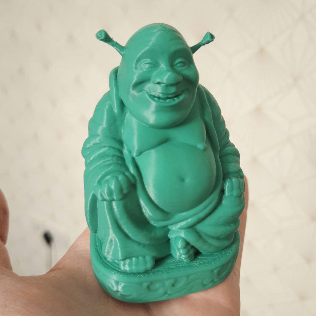 Shrek Buddha 3D Printed Figure Funny Gift - Etsy