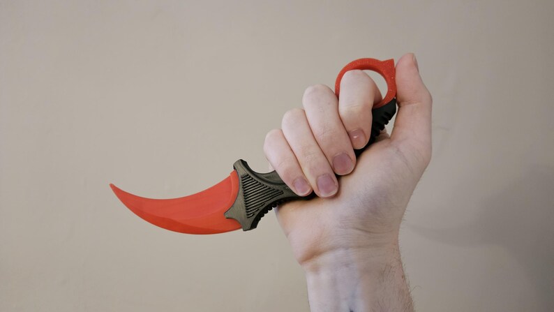 3D Printed Karambit Knife CSGO/CS2 Replica Prop - Etsy