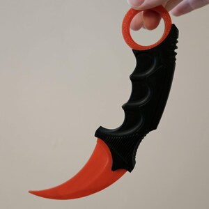 3D Printed Karambit Knife CSGO/CS2 Replica Prop - Etsy