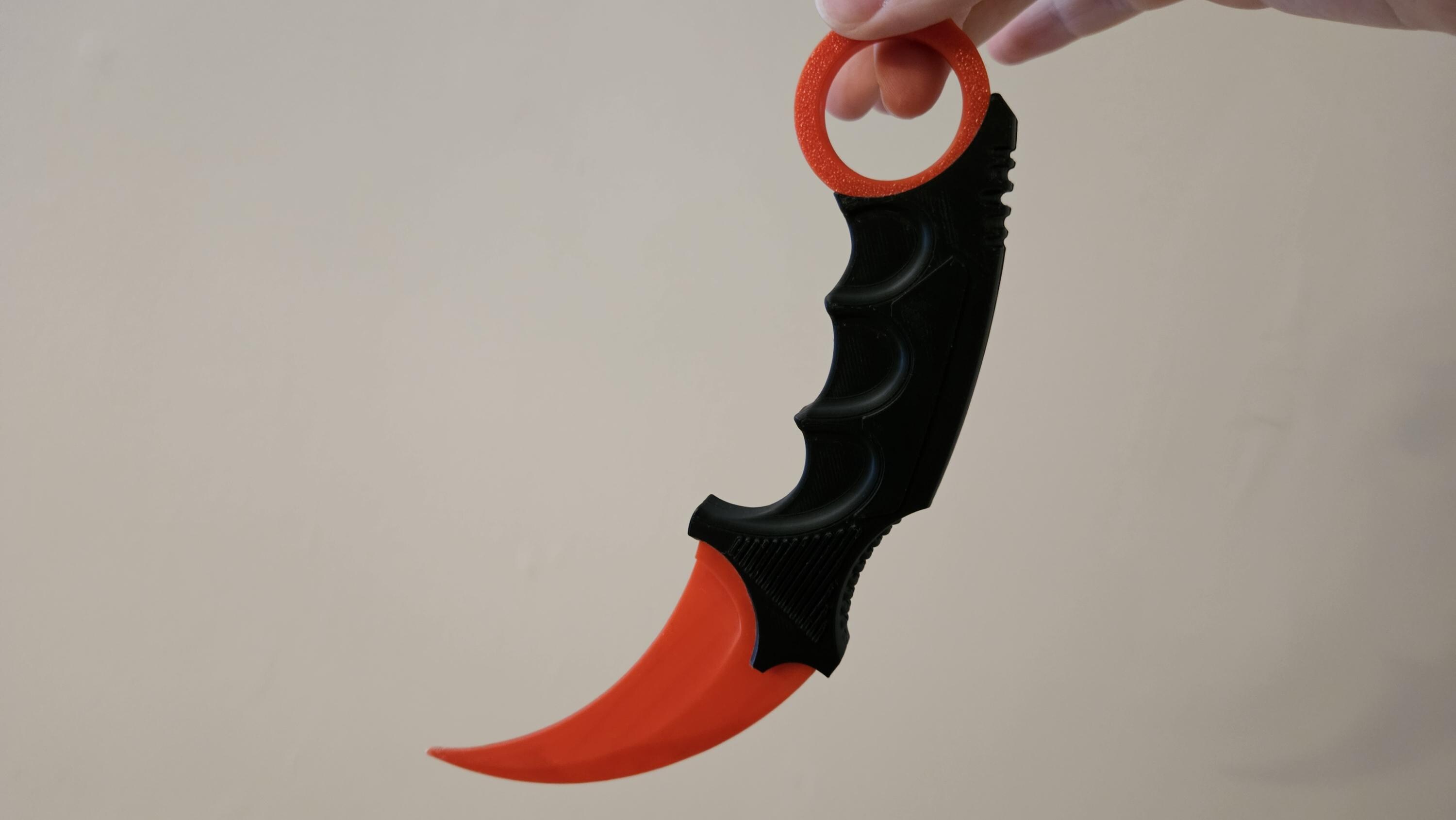 3D Printed Karambit Knife CSGO/CS2 Replica Prop - Etsy