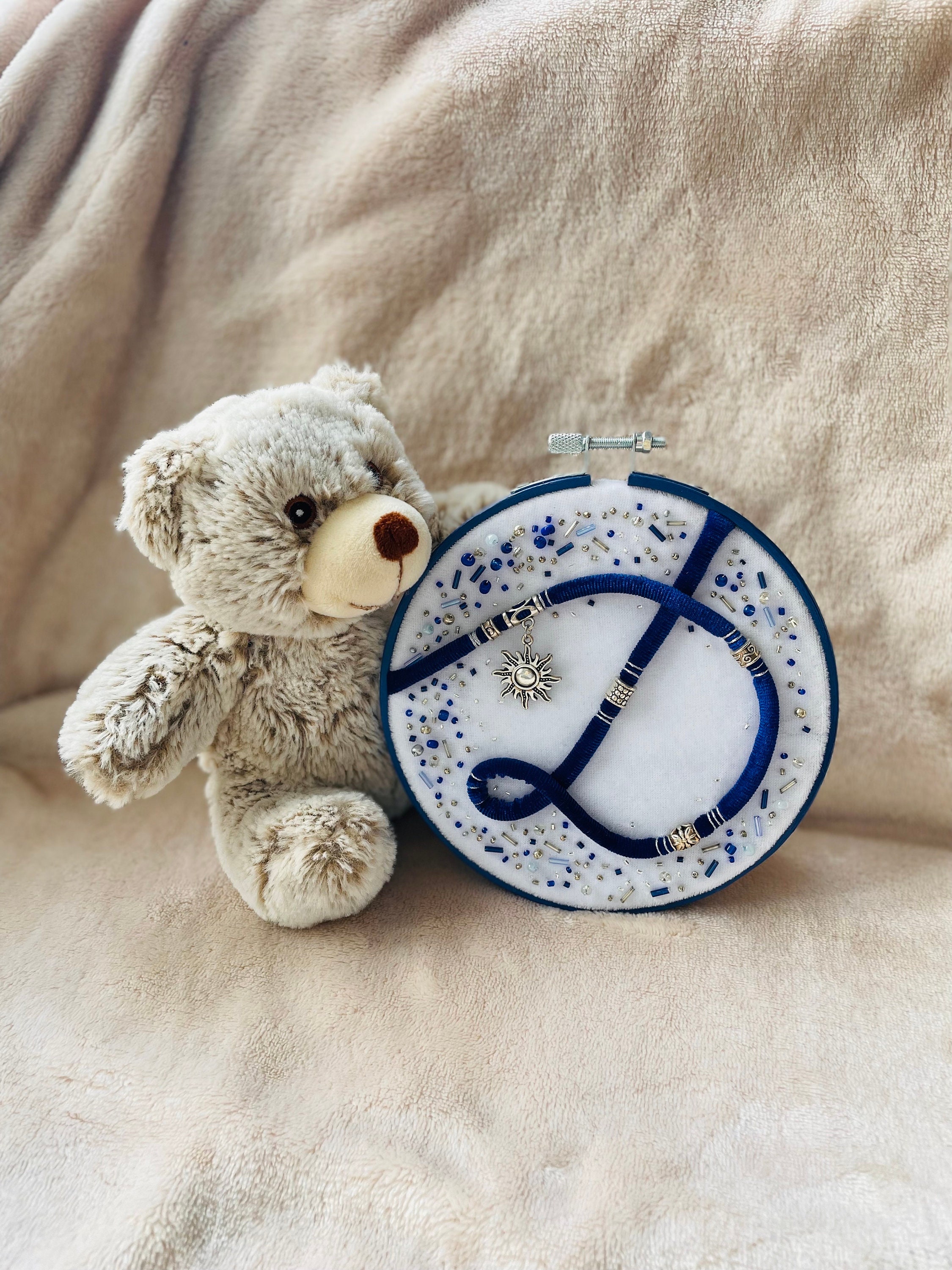 Personalized Baby and Toddler Name Letter Embroidery Handmade Baby ...