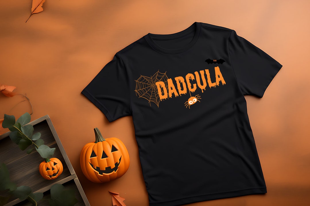 Dadcula Halloween Sublimation Design, Cute Dad Halloween PNG for Shirt ...