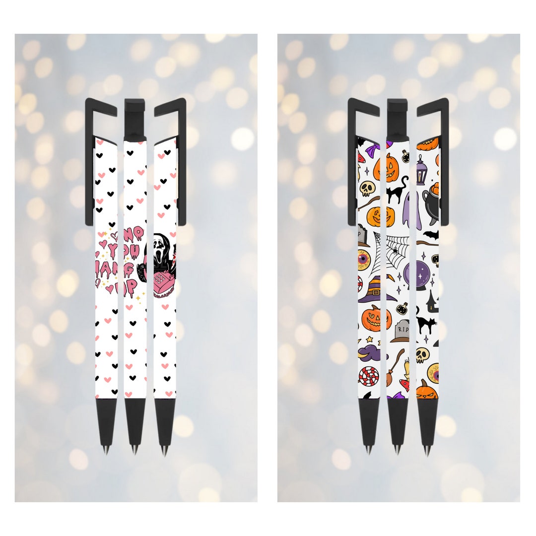 Halloween Pen Wraps 20 Halloween Designs for Sublimation - Etsy