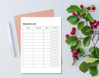 Bookshelf Printable, Book Tracker, Bookshelf Reading Log, Books I've ...