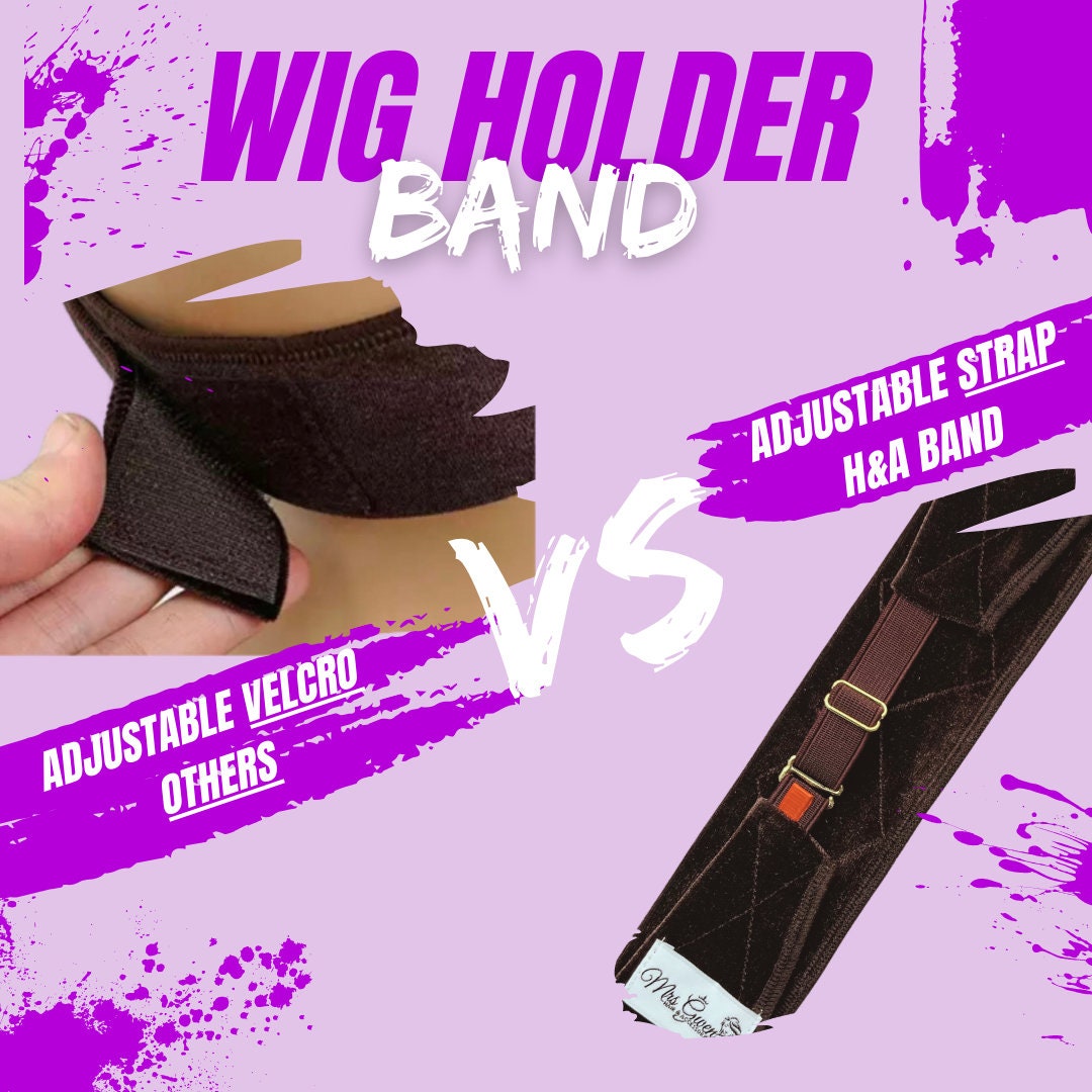 Non Slip Wig Grip Small Adjusts to Medium Headband Secures Wig Front ...