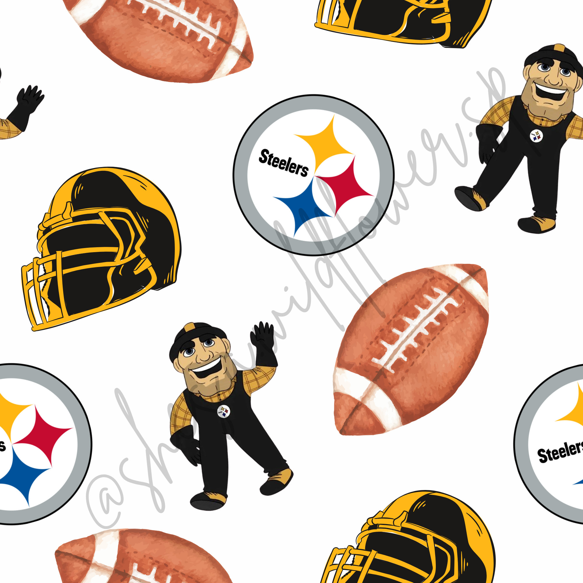 Pittsburgh Seamless Pattern, Seamless Pattern for Fabric Sublimation ...