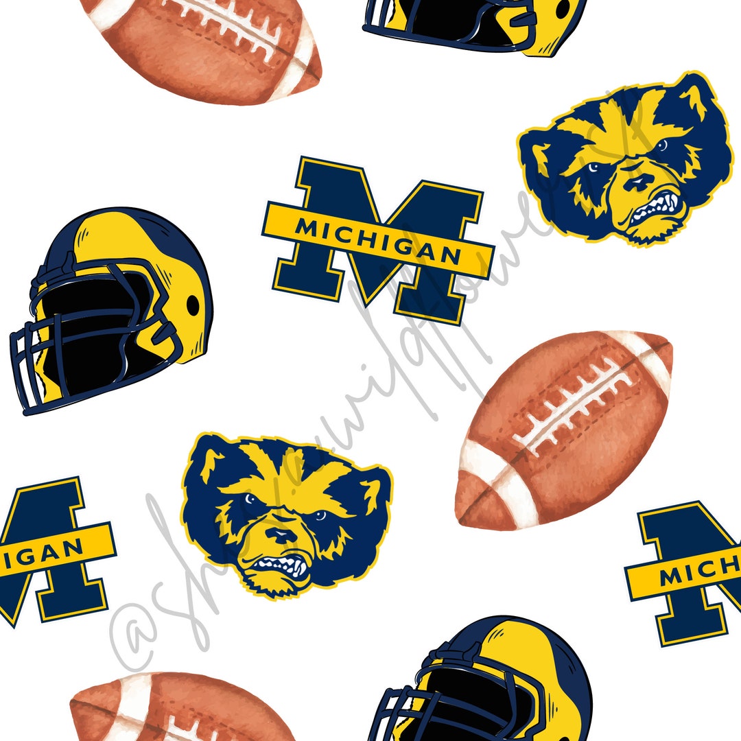 Michigan Seamless Pattern, Seamless Pattern for Fabric Sublimation ...