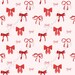 Red Bows Christmas Seamless Pattern, Seamless Pattern for Fabric ...