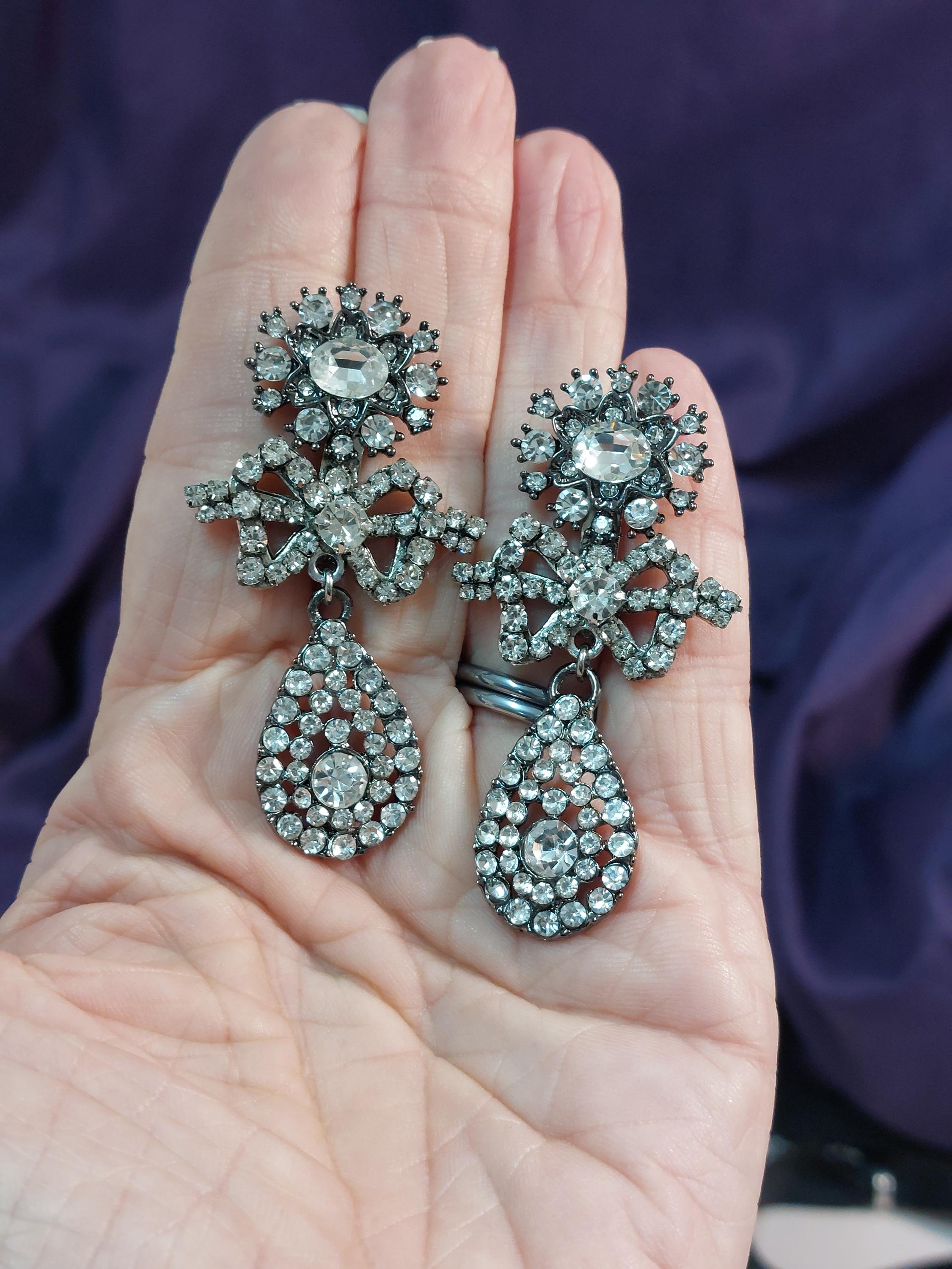 Rococo Bow Jewelry Set - Necklace and Earring Set - 18th Century ...