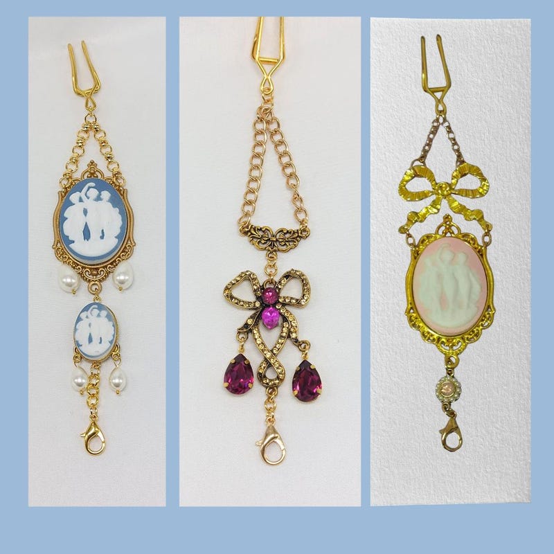 Taschenuhr chatelaine - Etsy.de