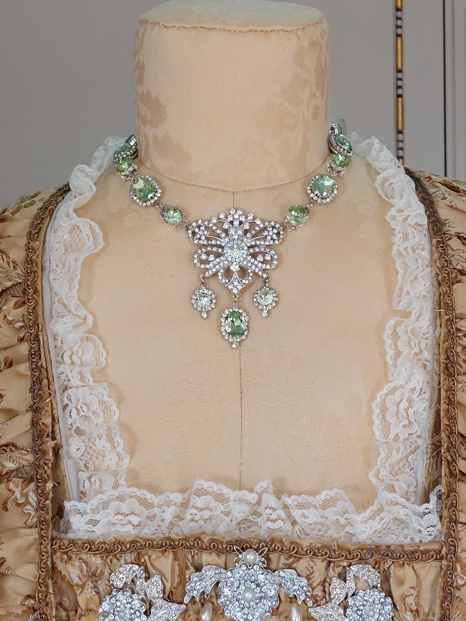 Rococo Bow Jewelry Set Necklace and Earring Set 18th Century ...