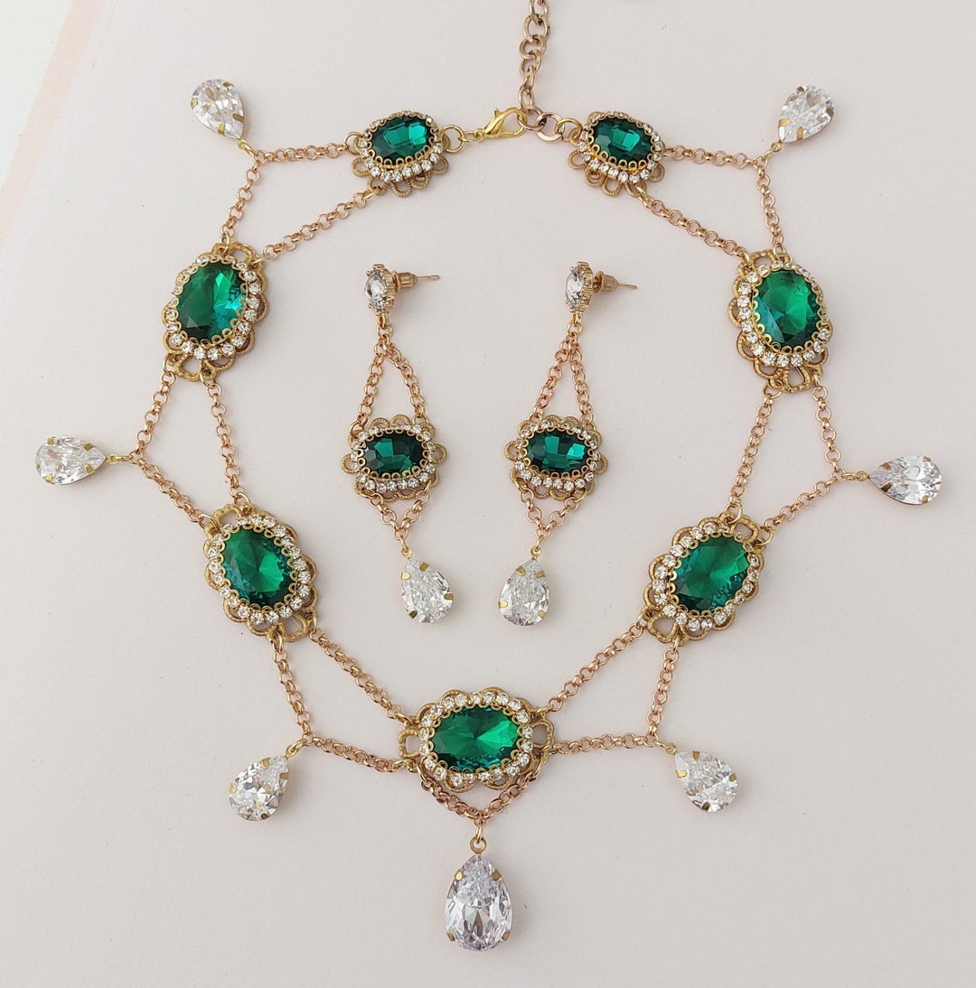 Late 18th Century Necklace & Earrings Set Regency Jewelry Josephine ...