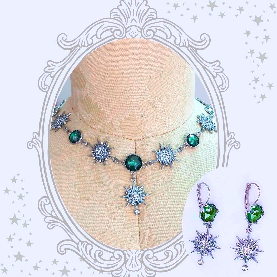 Regency Sparkling Stars Jewelry Set - Georgian Jewellery - Reproduction ...